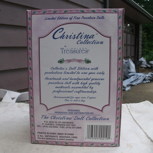 Timeless Treasures | Toys | Christina Collection Victorian Porcelain ...